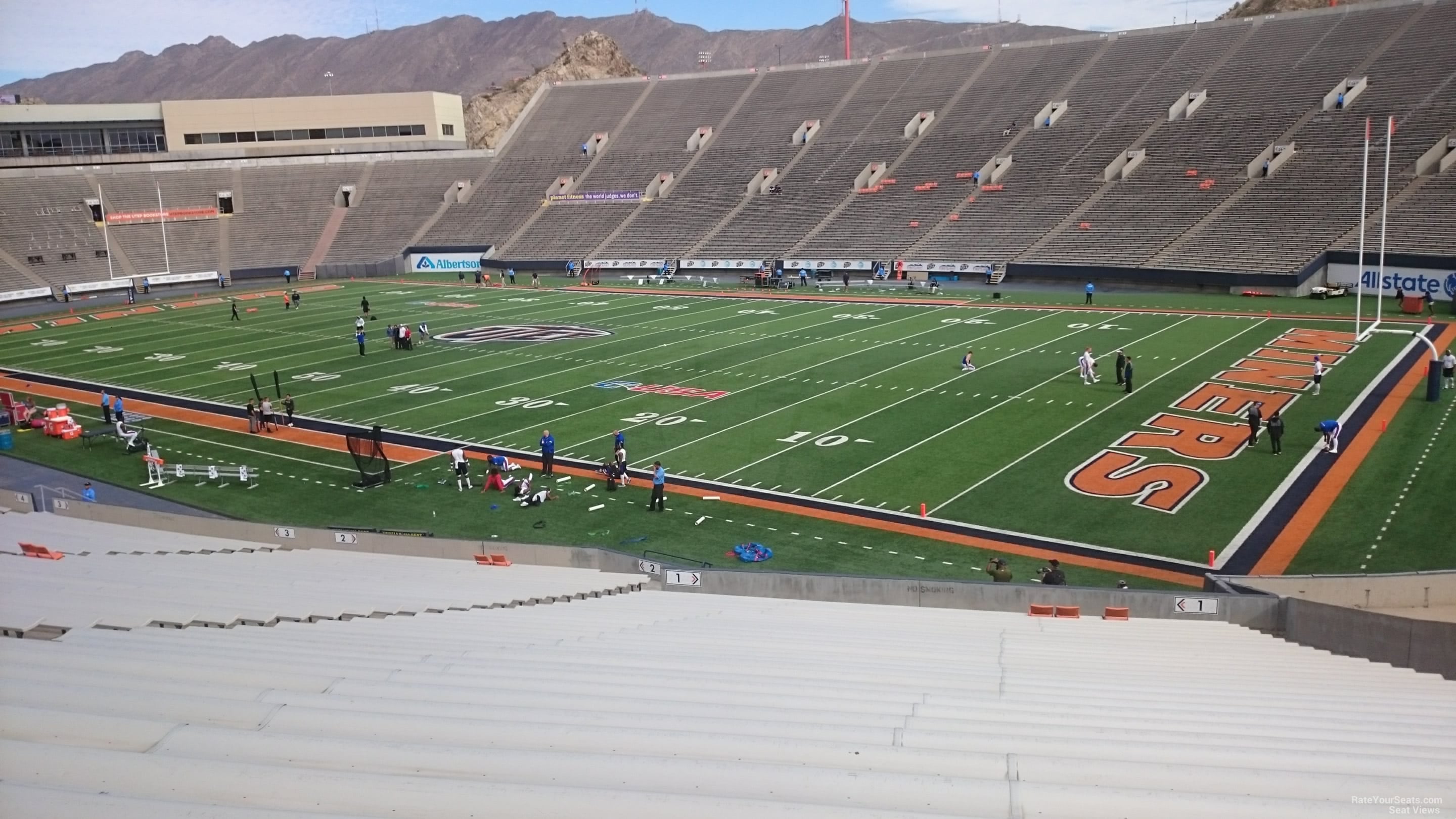 Sun Bowl Stadium Seating