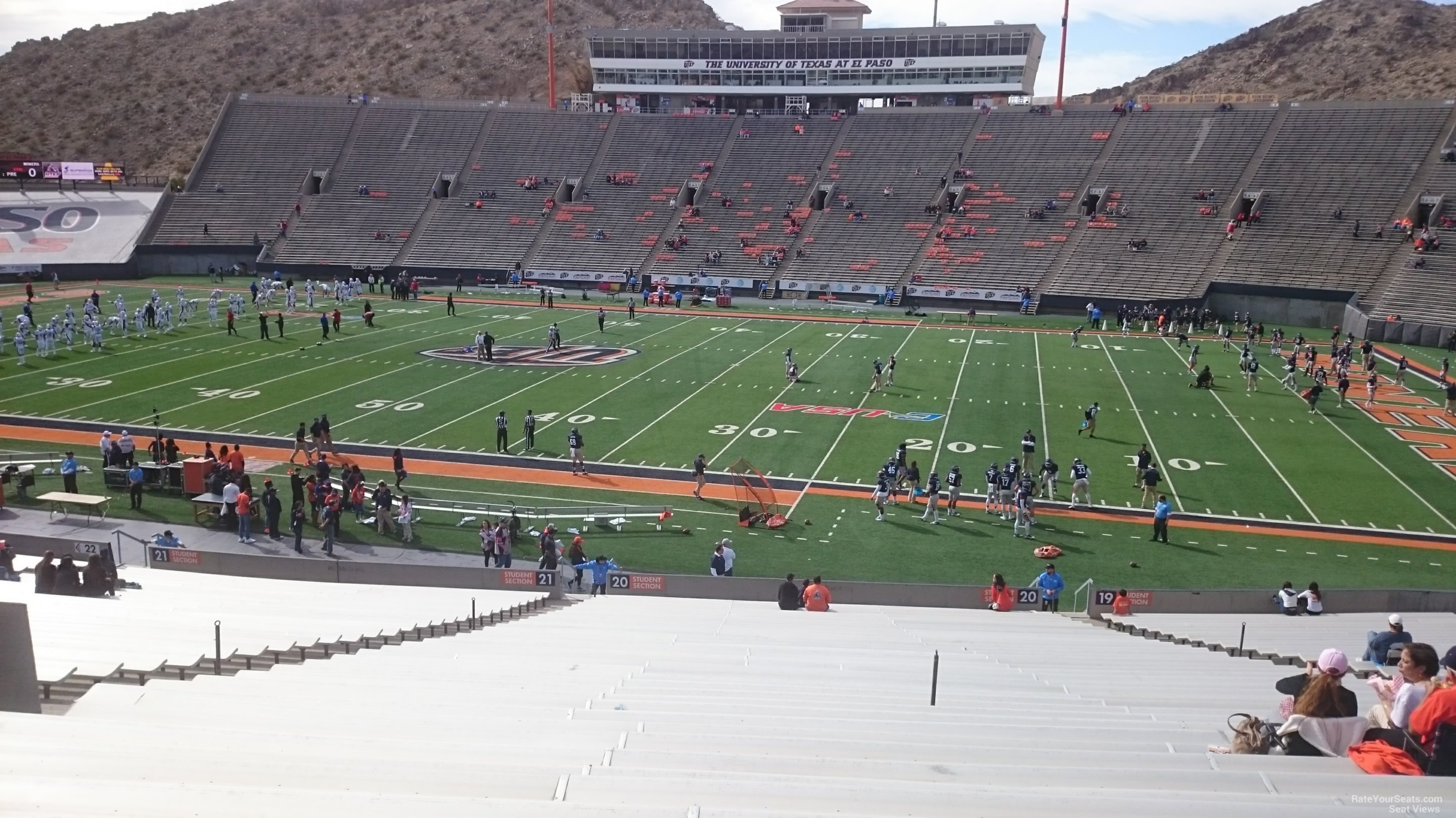 Section 20 at Sun Bowl - RateYourSeats.com