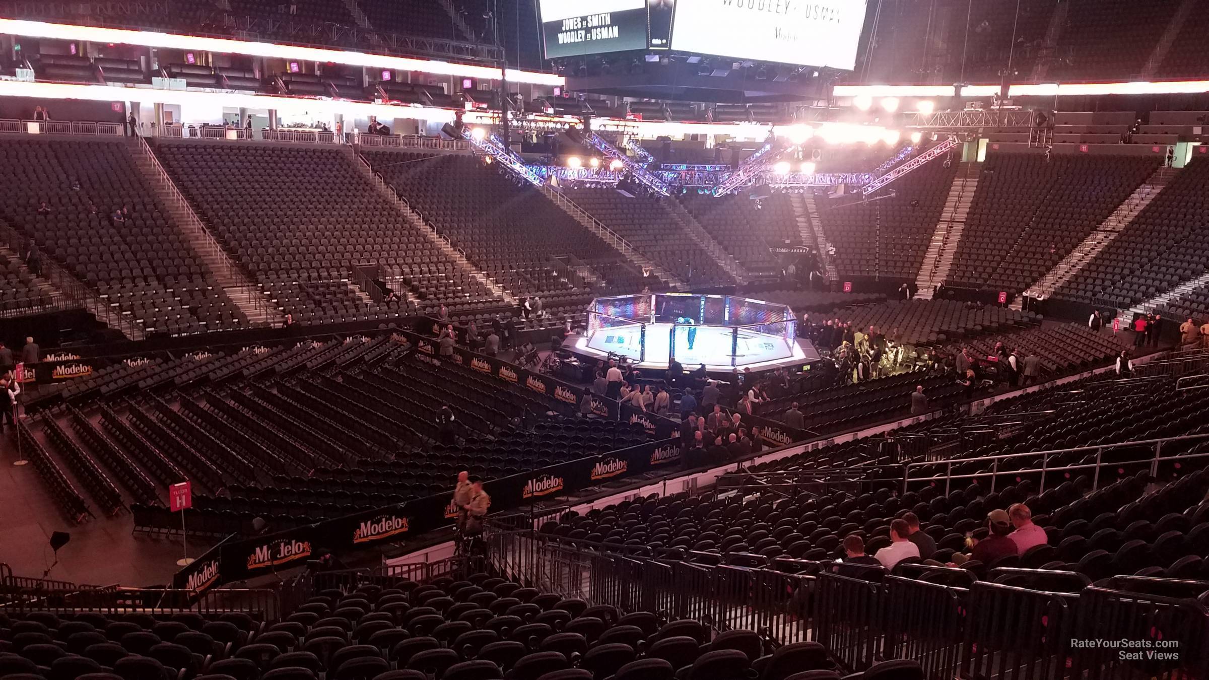 T Mobile Arena Seating Section 3 | Cabinets Matttroy