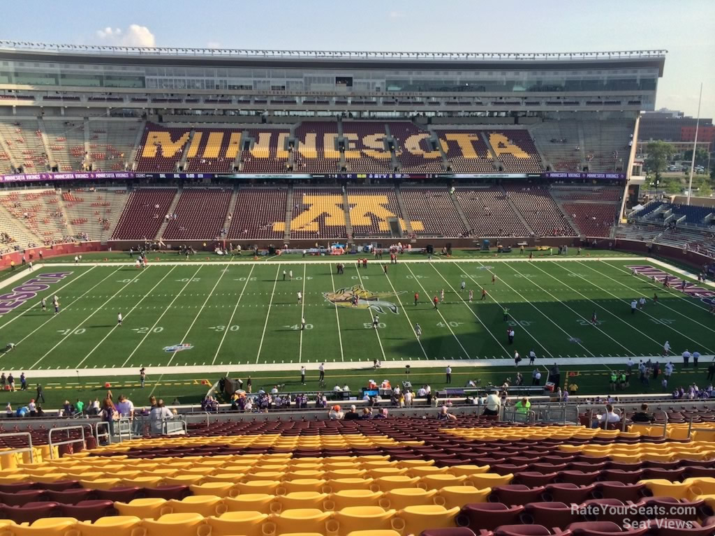 Section 211 at Huntington Bank Stadium - RateYourSeats.com