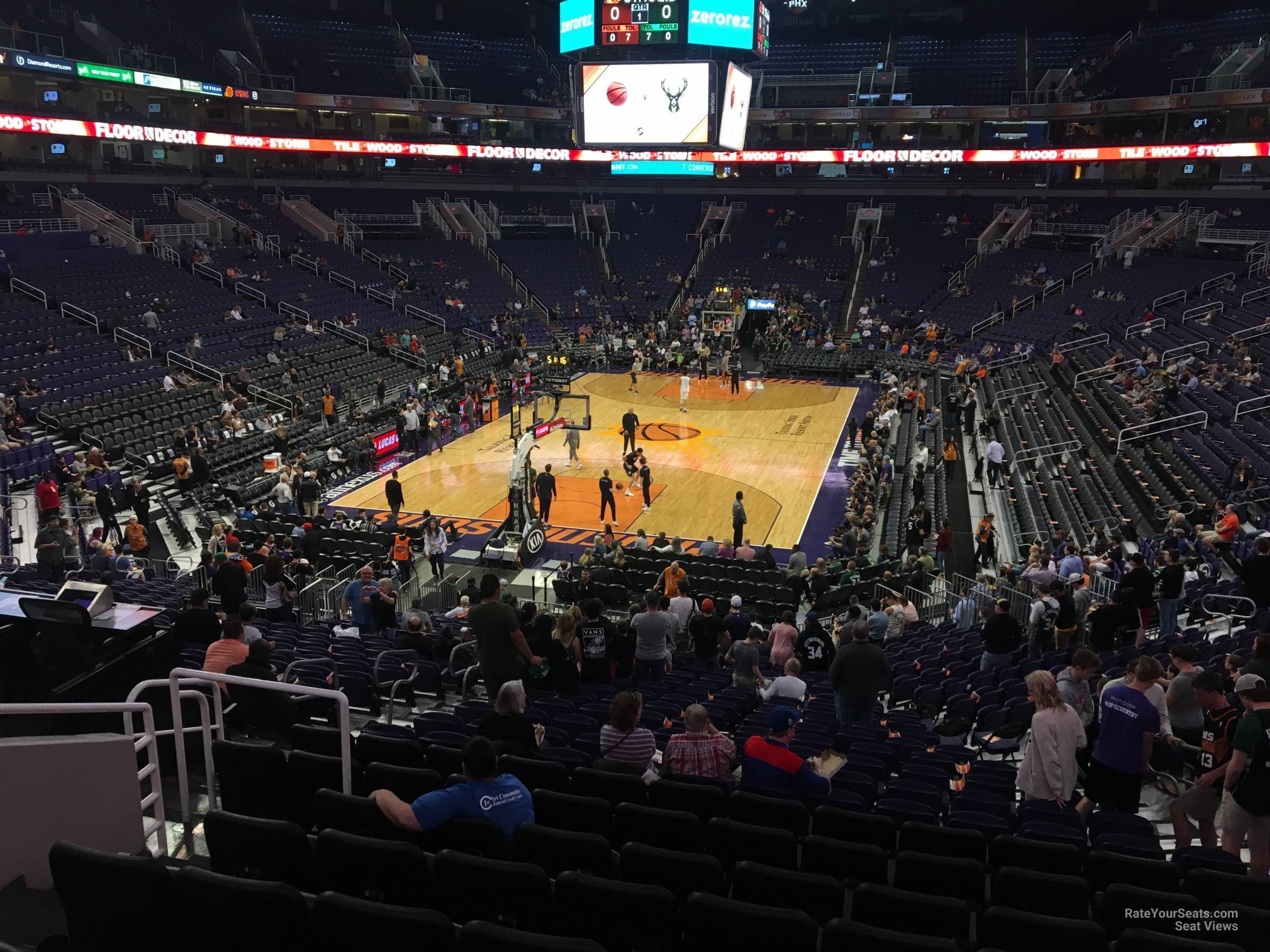 Talking Stick Resort Arena Section 119 - Phoenix Suns - RateYourSeats.com