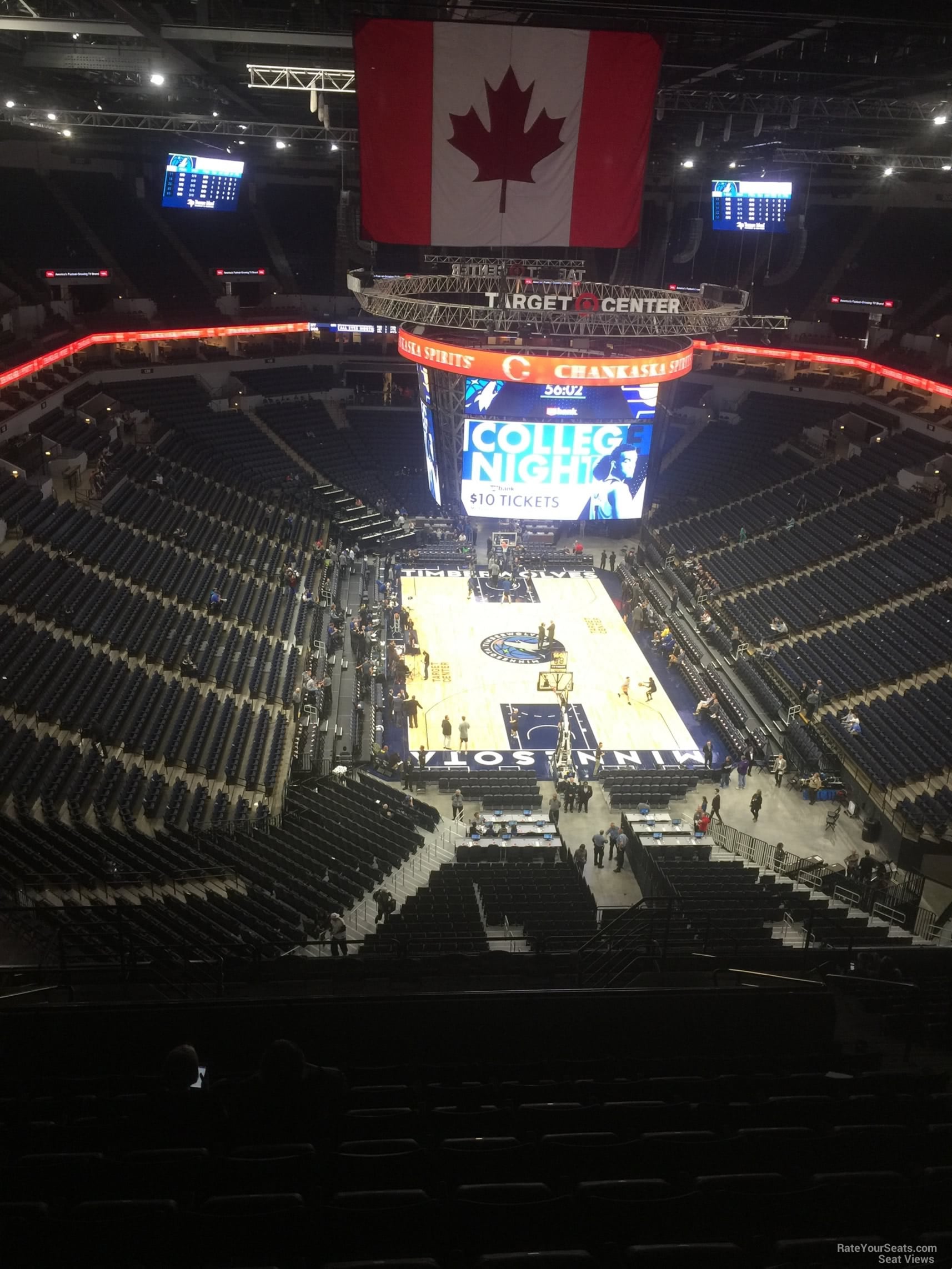 Timberwolves Seating Chart Row