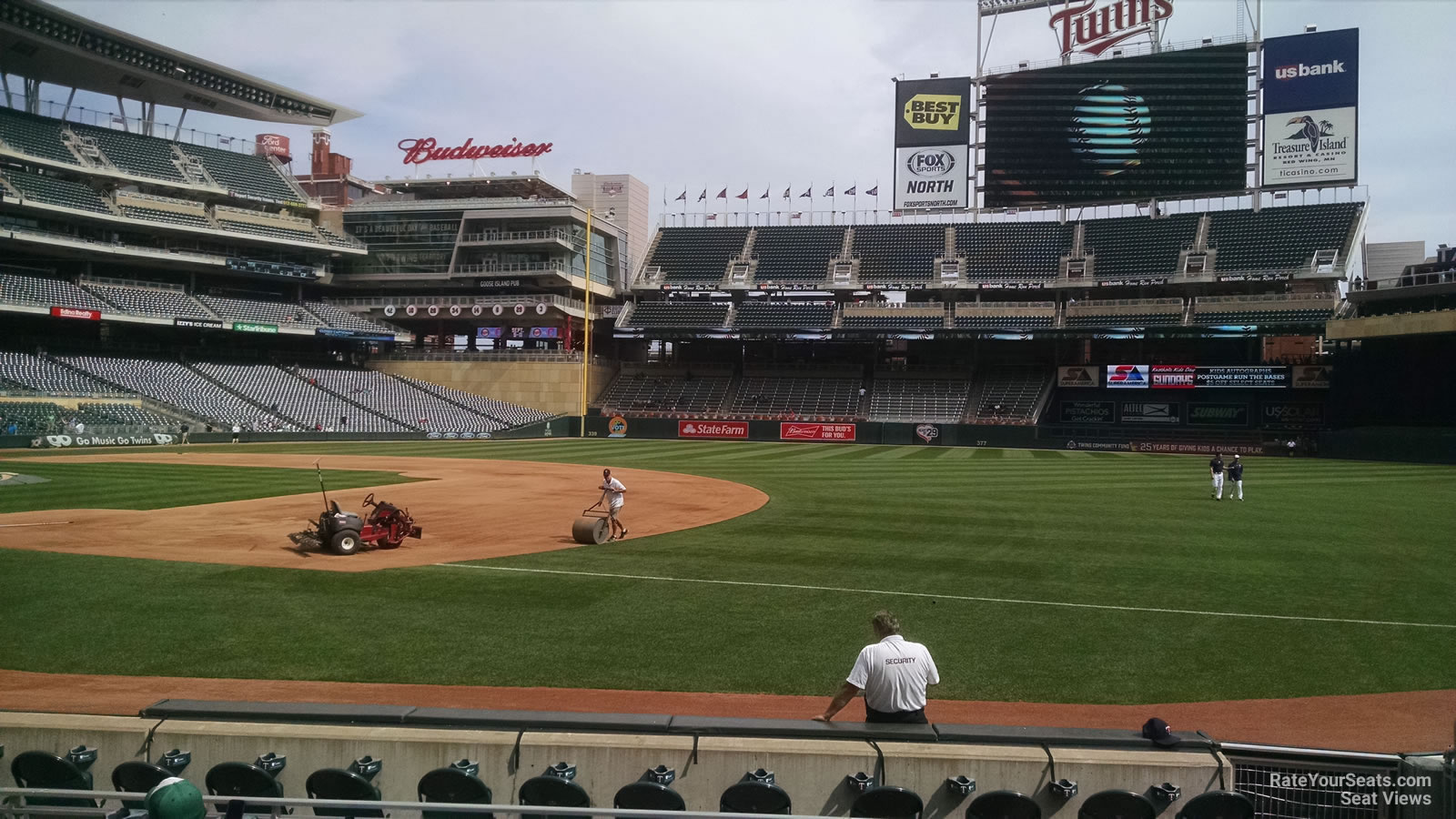 Target Field Section 1 - RateYourSeats.com