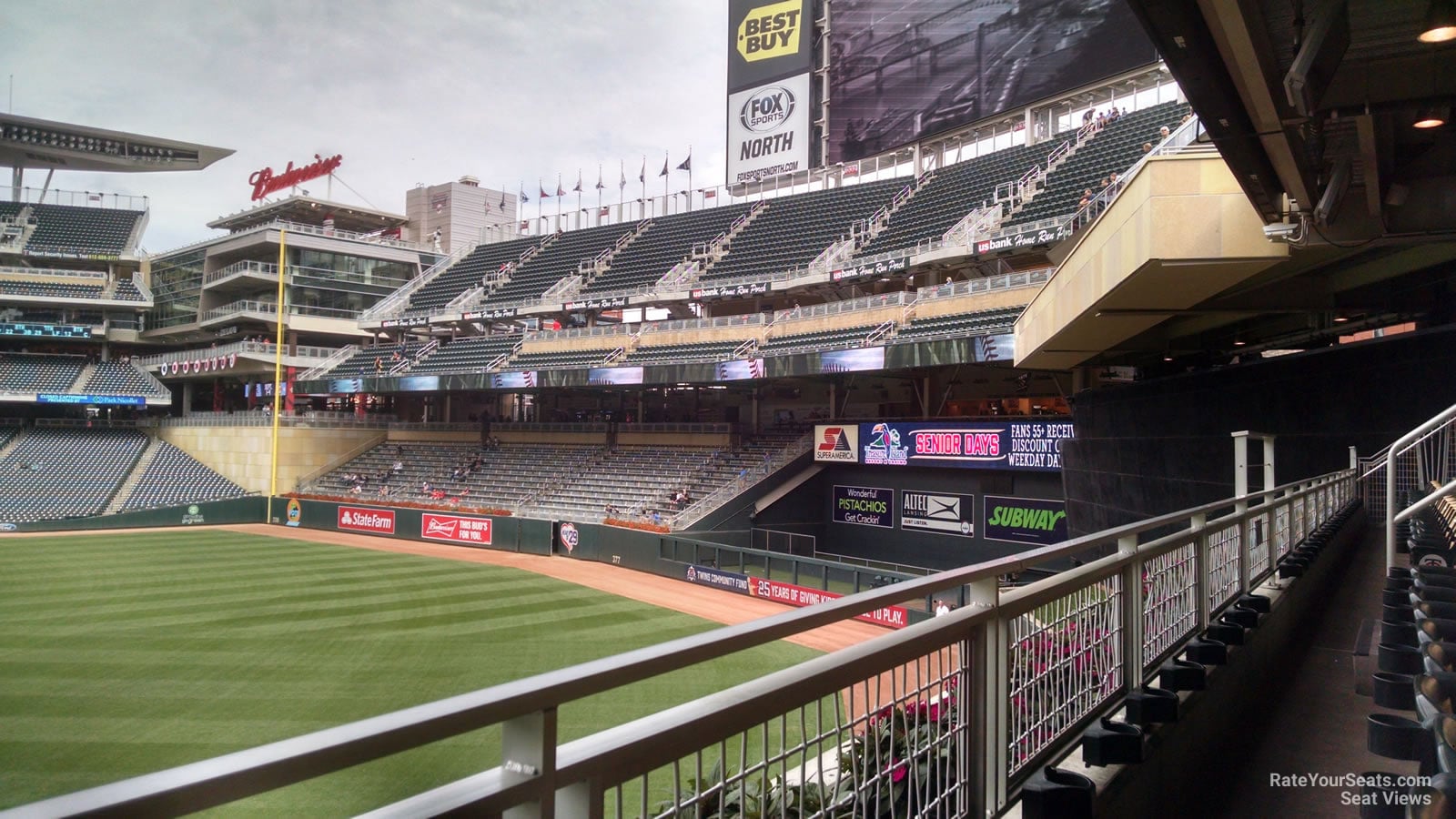 Target Field Section 133 - RateYourSeats.com