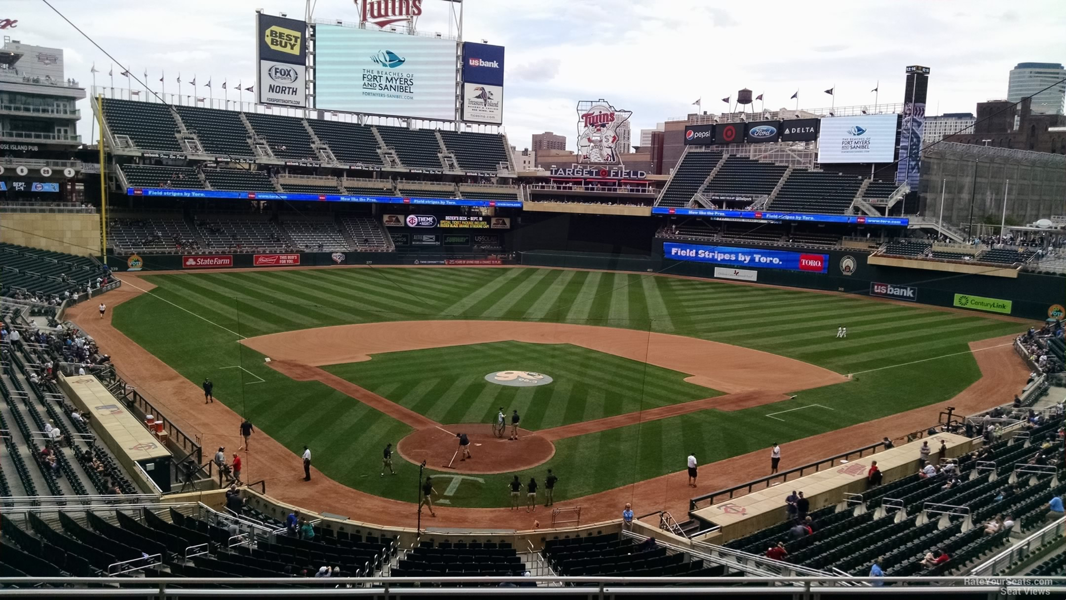 Target Field Section G - RateYourSeats.com