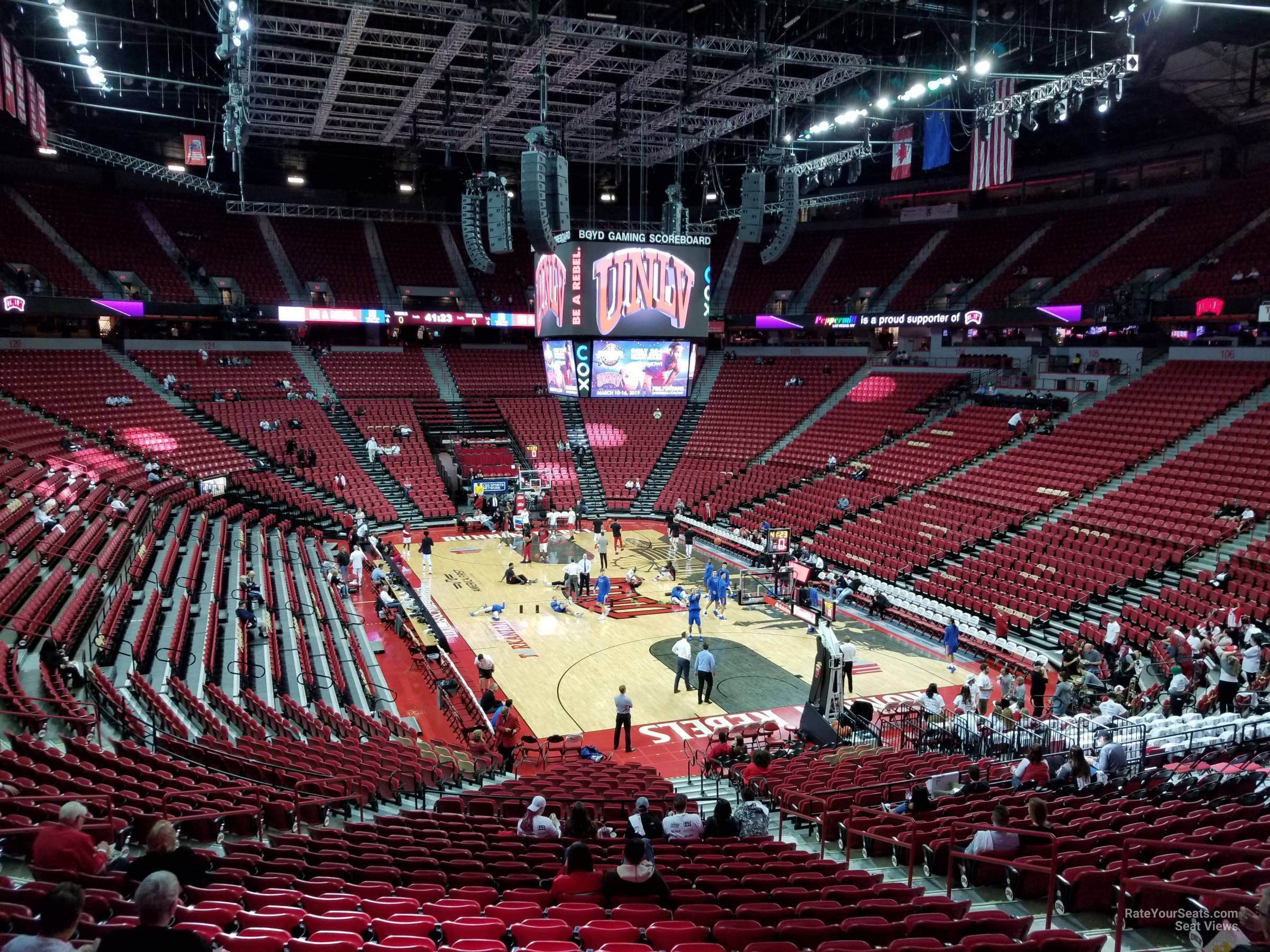 Section 113 at Thomas and Mack Center - RateYourSeats.com