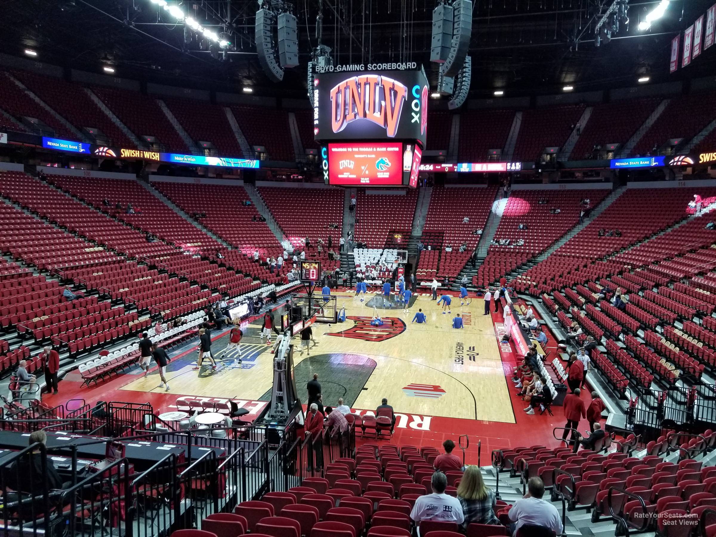 Section 122 at Thomas and Mack Center - RateYourSeats.com
