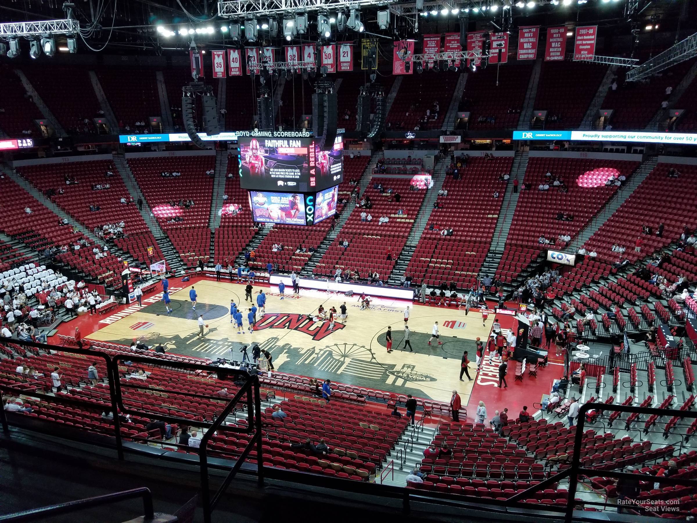 Section 207 at Thomas and Mack Center - RateYourSeats.com