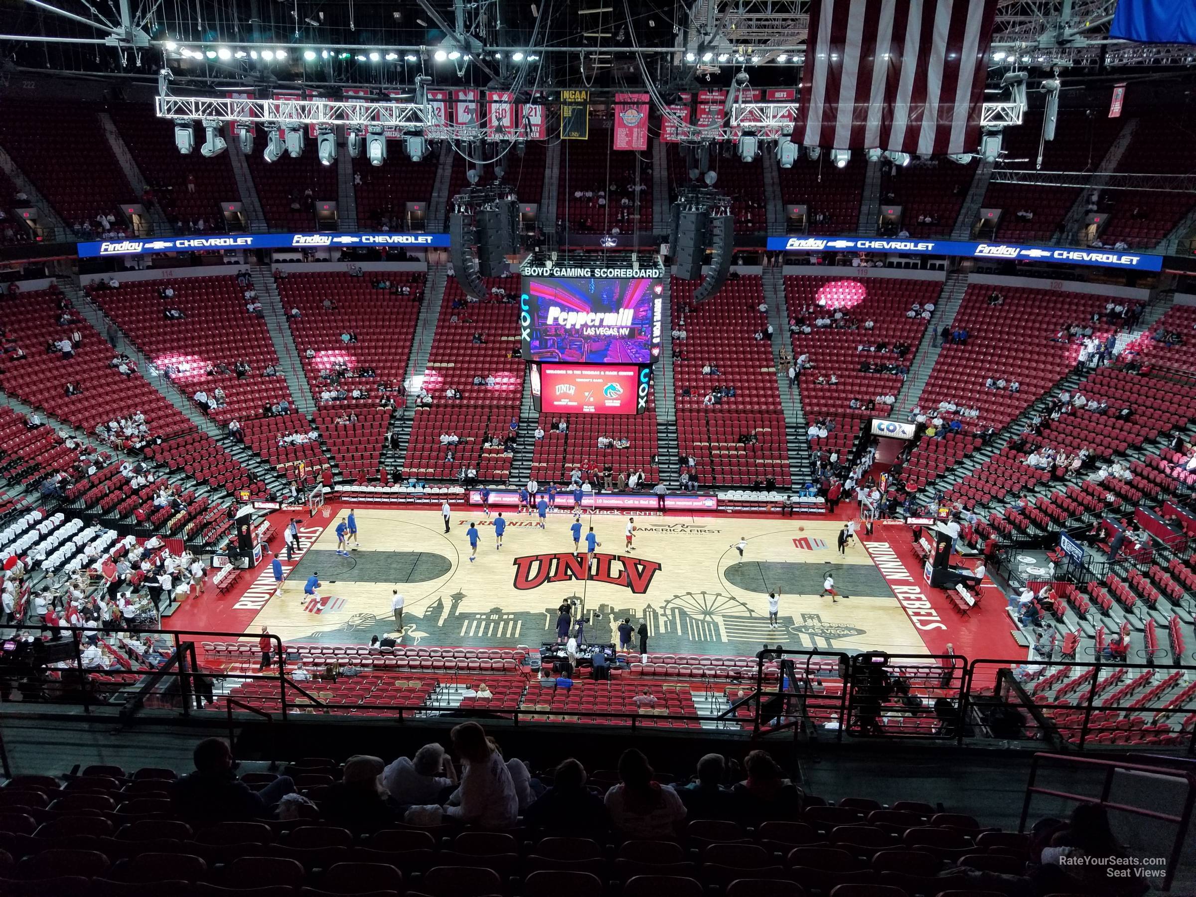 Section 209 at Thomas and Mack Center - RateYourSeats.com