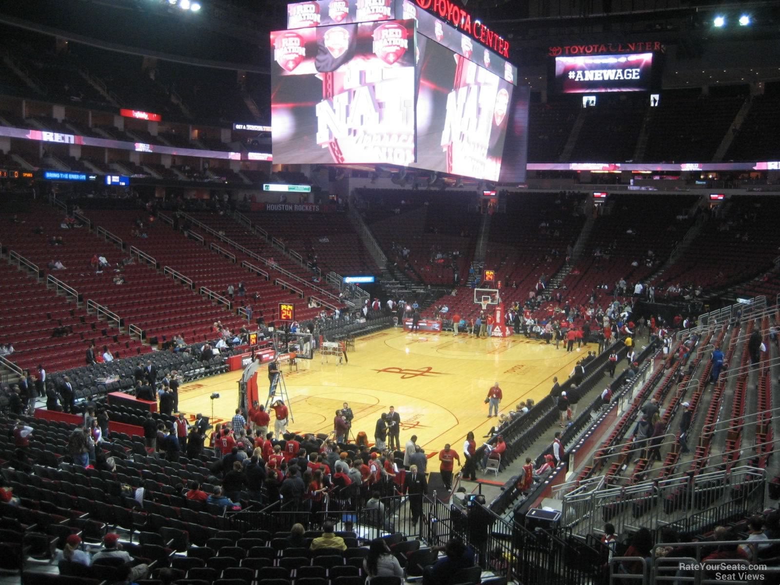 Toyota Center Section 112 - Houston Rockets - RateYourSeats.com