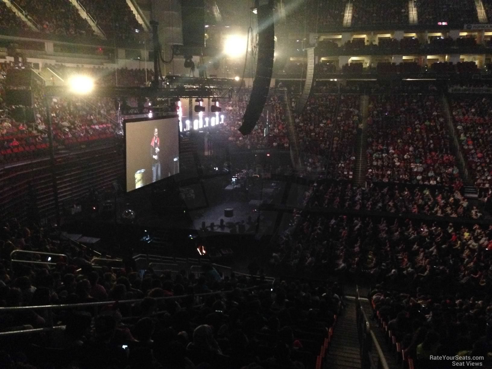 Inside Toyota Center Houston