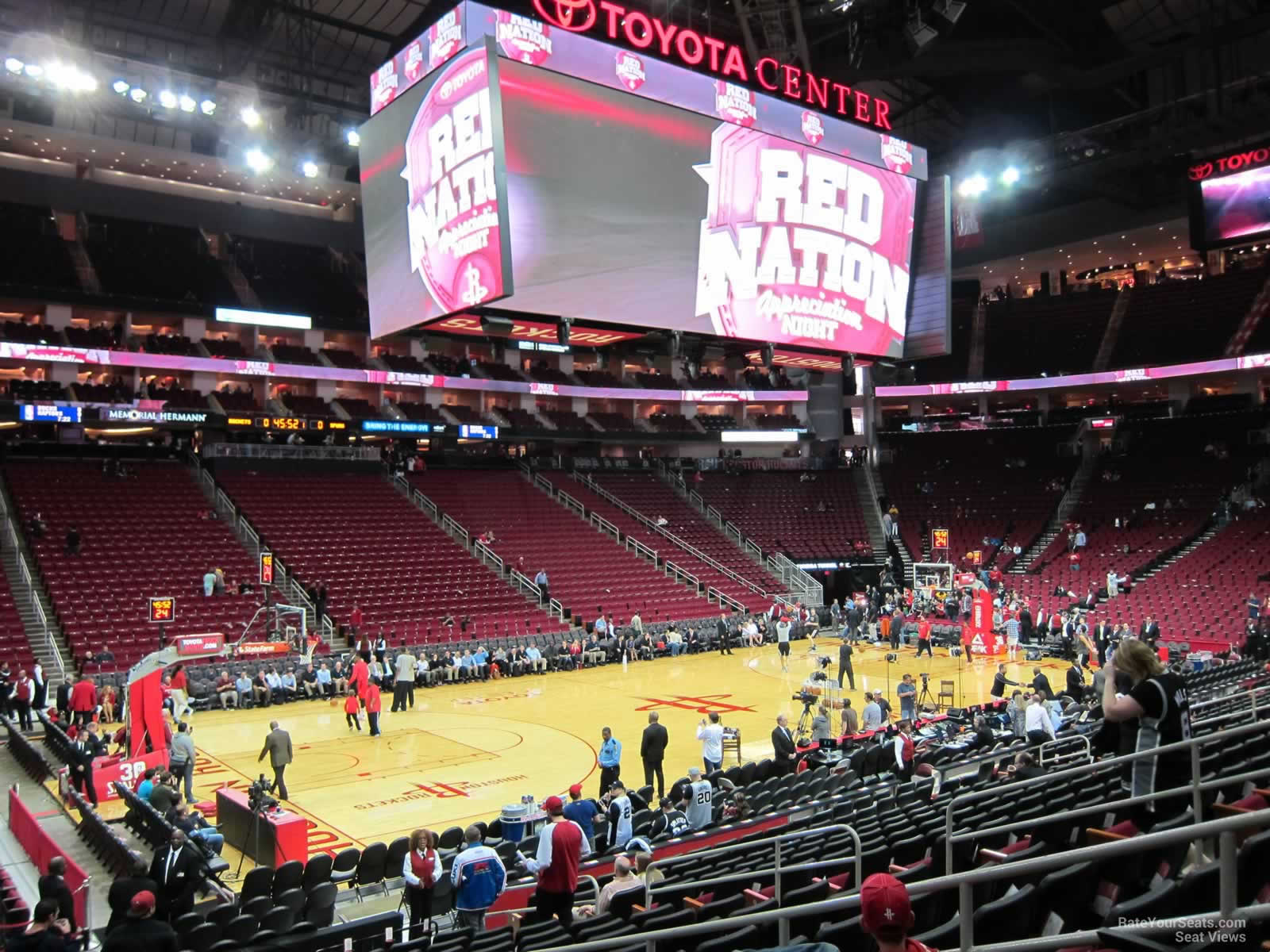 Toyota Center Section 123 - Houston Rockets - RateYourSeats.com