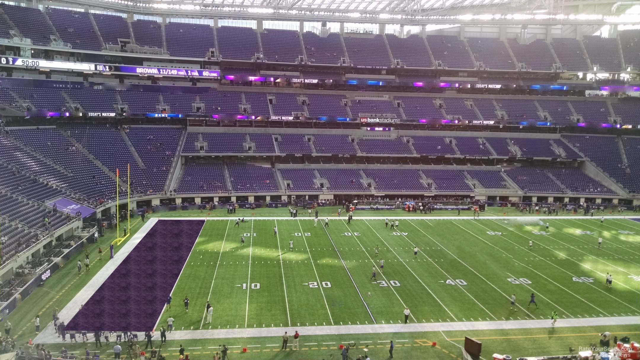 Section 214 at U.S. Bank Stadium - RateYourSeats.com