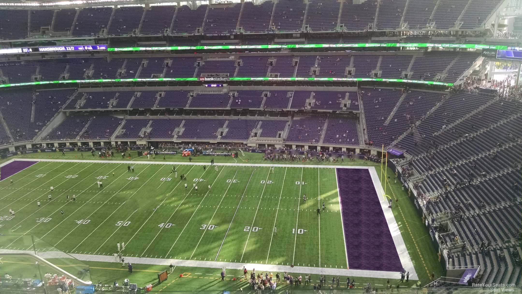 U.S. Bank Stadium Section 309 - Minnesota Vikings - RateYourSeats.com