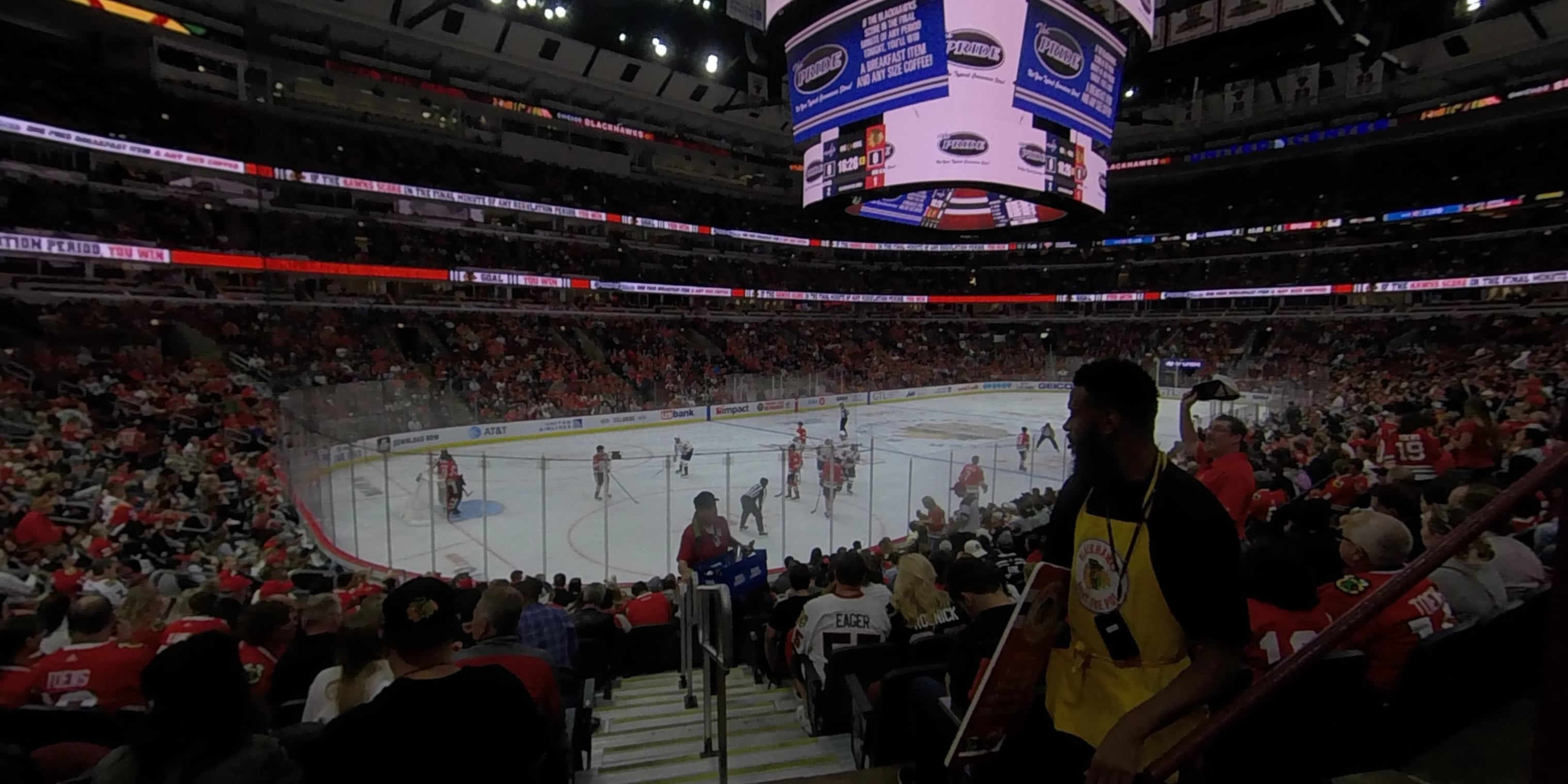 Section 104 at United Center - Chicago Blackhawks - RateYourSeats.com