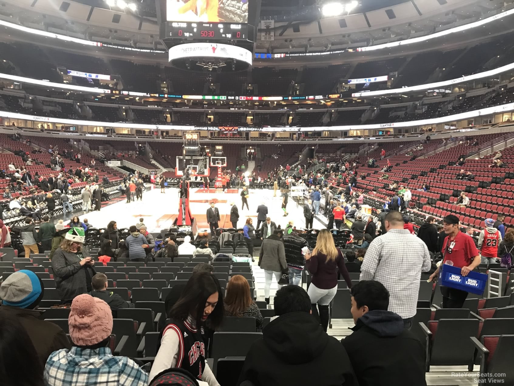 Section 106 at United Center - Chicago Bulls - RateYourSeats.com