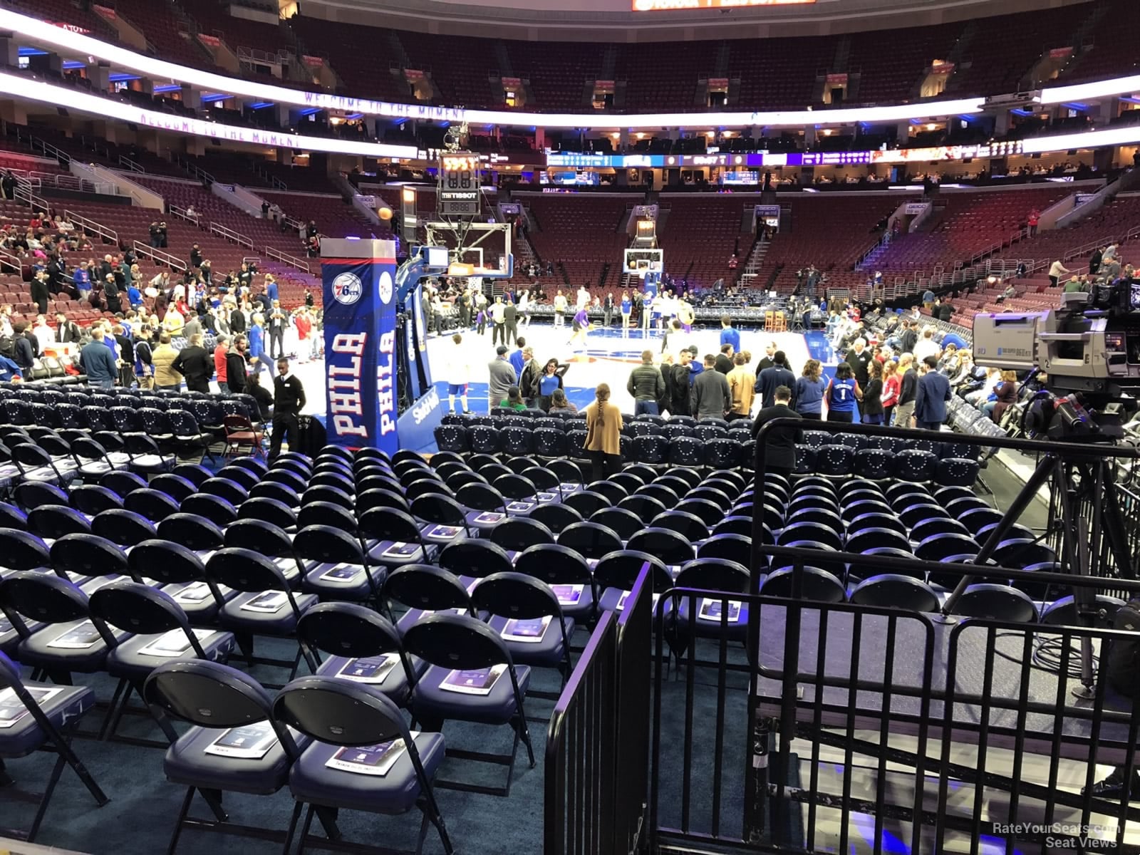 Wells Fargo Center Section 108 - Philadelphia 76ers - RateYourSeats.com