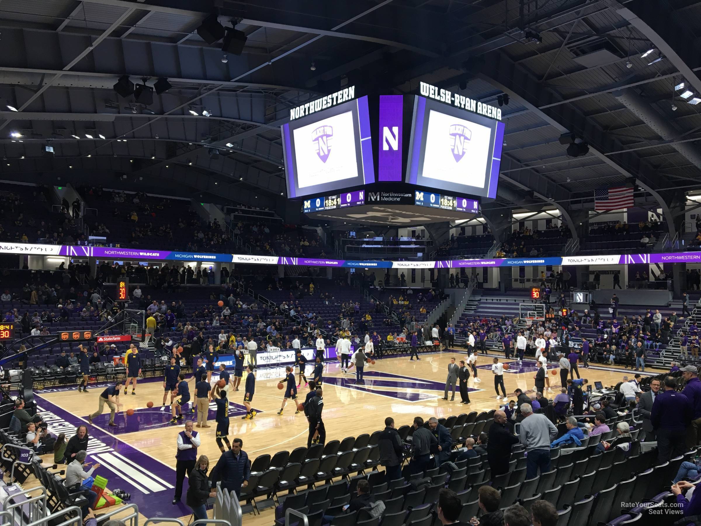 Section 102 at Welsh-Ryan Arena - RateYourSeats.com