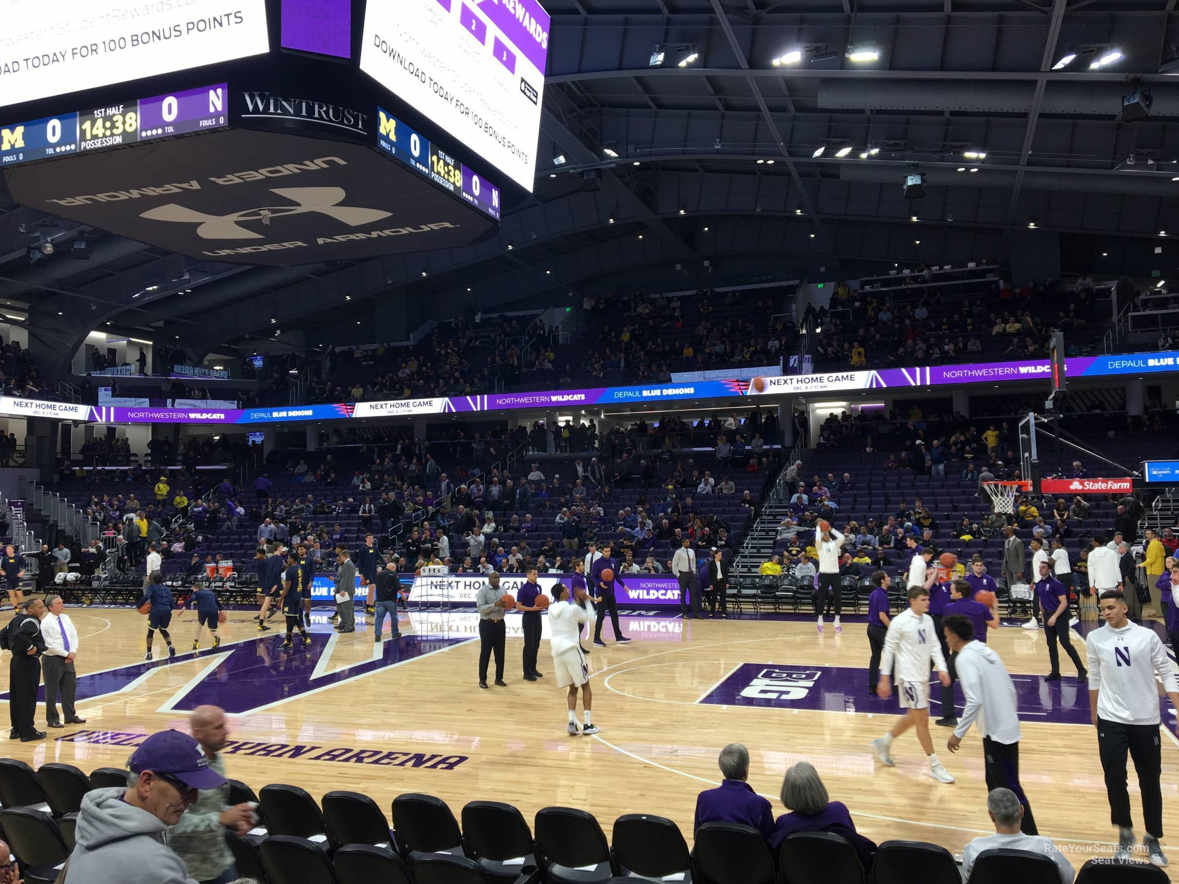 Section 115 at Welsh-Ryan Arena - RateYourSeats.com