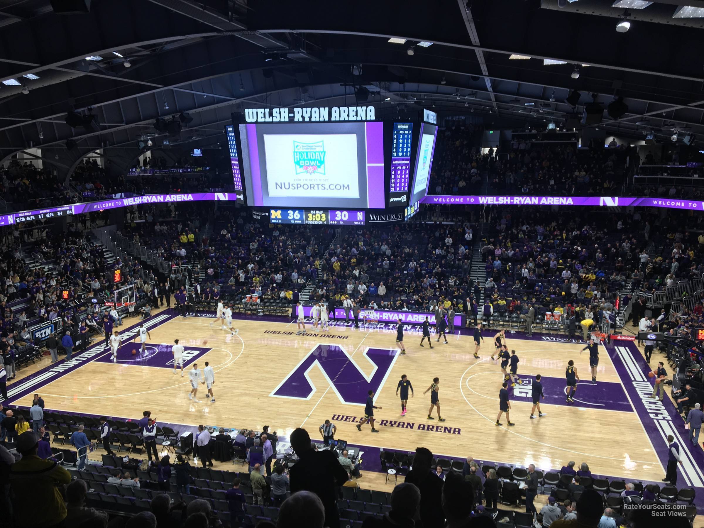Section 218 at Welsh-Ryan Arena - RateYourSeats.com