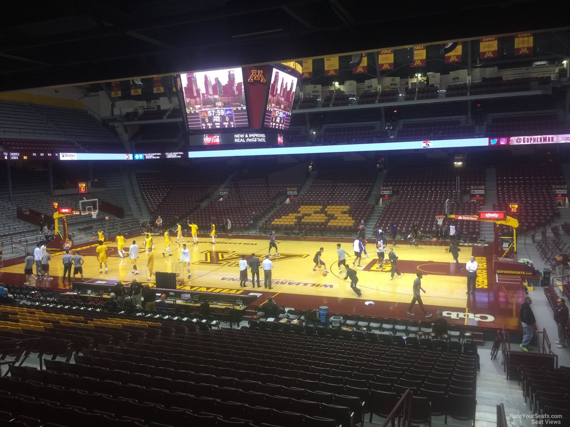 Section 105 at Williams Arena - RateYourSeats.com