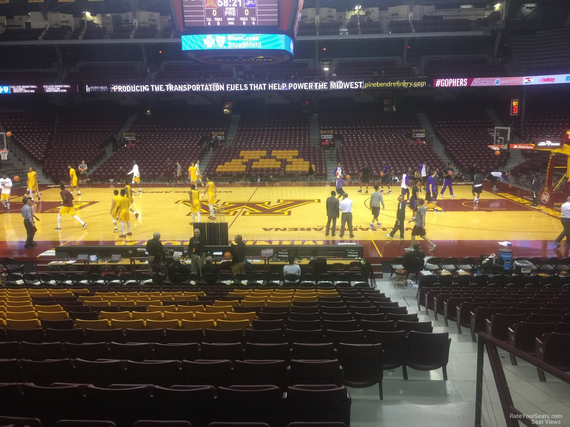 Williams Arena Seating Chart With Rows | Cabinets Matttroy