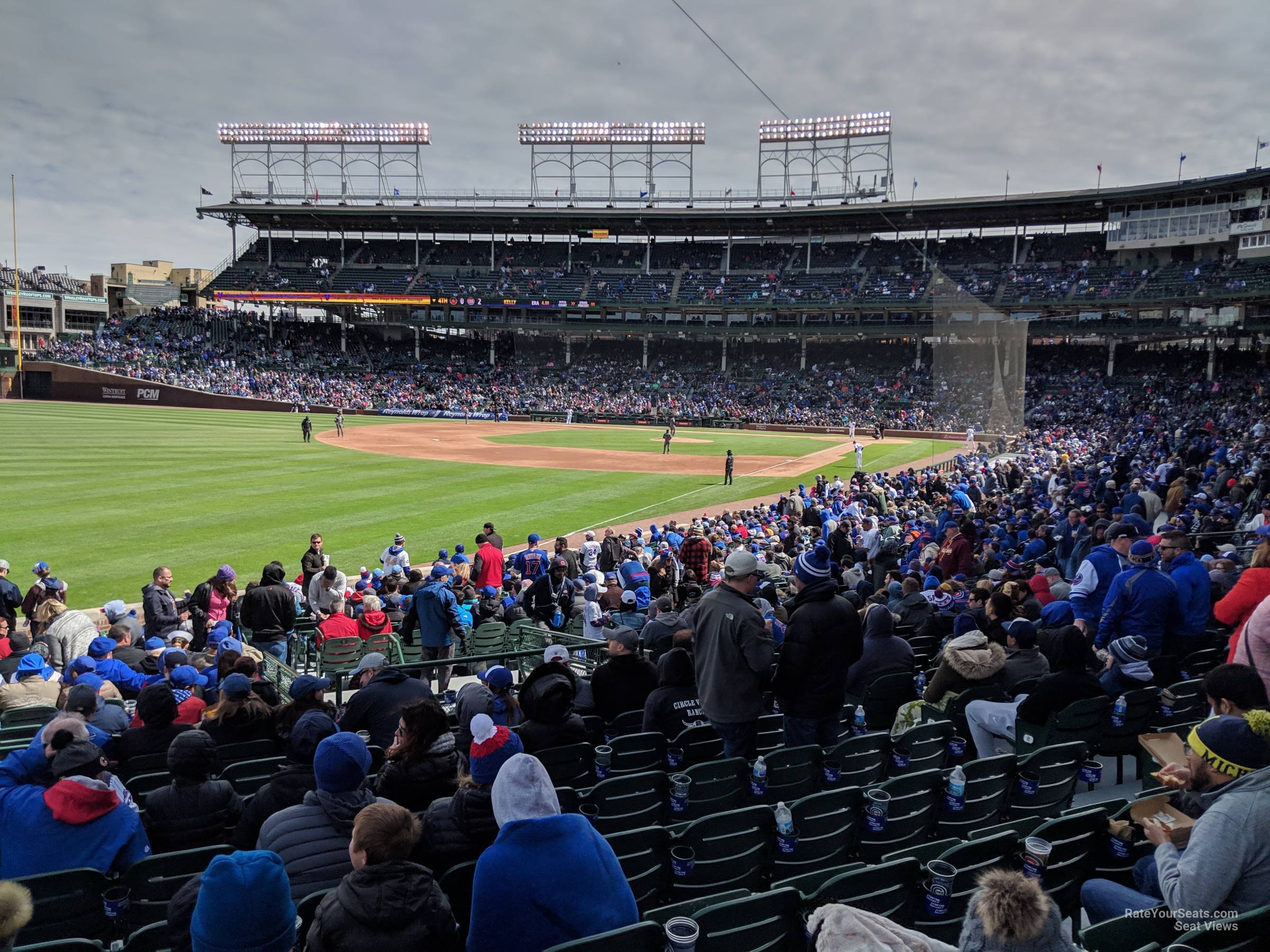 Section 103 at Wrigley Field - Chicago Cubs - RateYourSeats.com