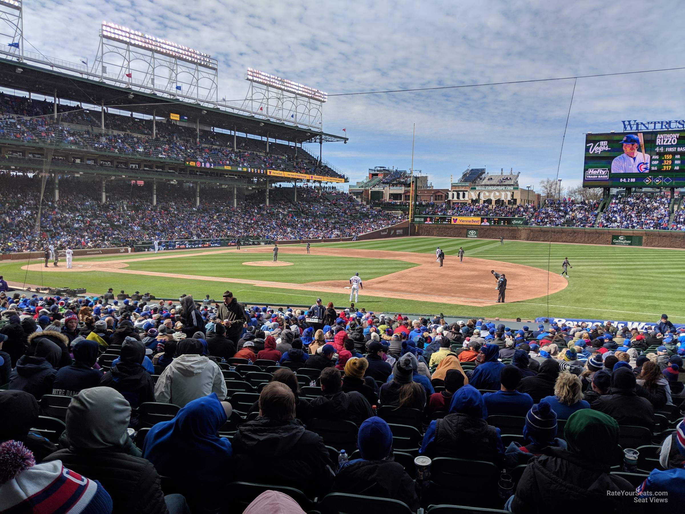 Section 126 at Wrigley Field - Chicago Cubs - RateYourSeats.com