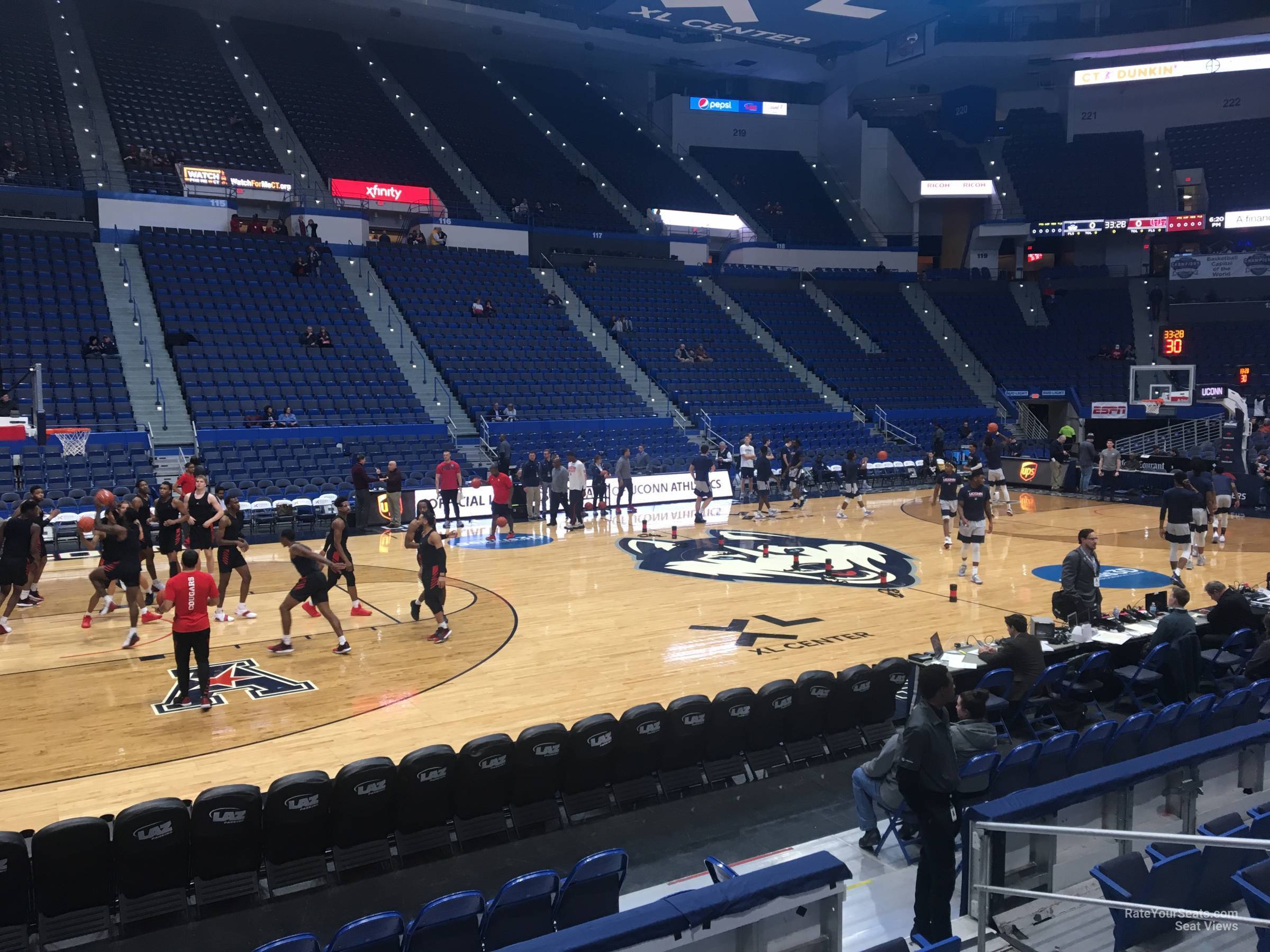 Section 105 at XL Center - RateYourSeats.com