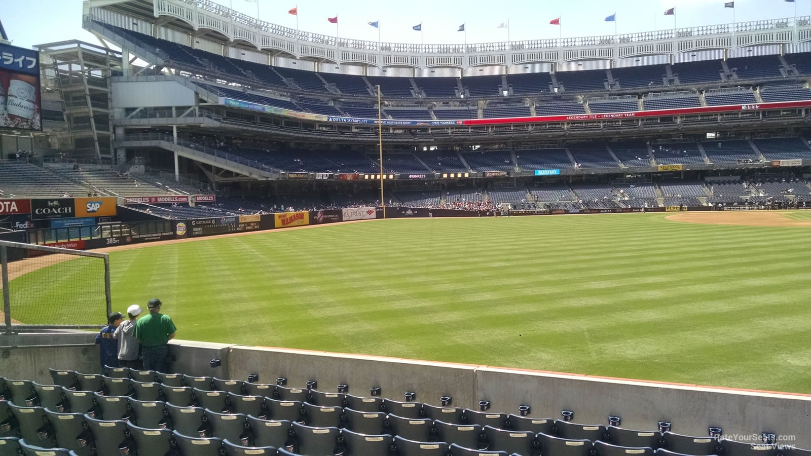 New York Yankees - Yankee Stadium Section 136 - RateYourSeats.com