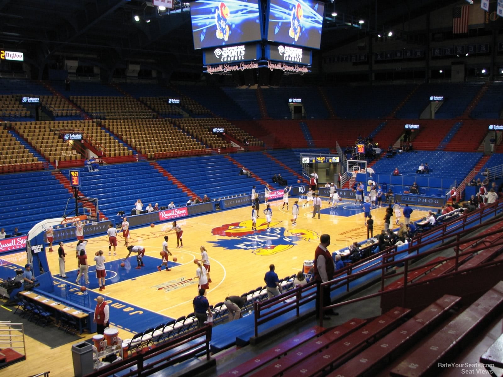 Allen Fieldhouse Seating Section 2