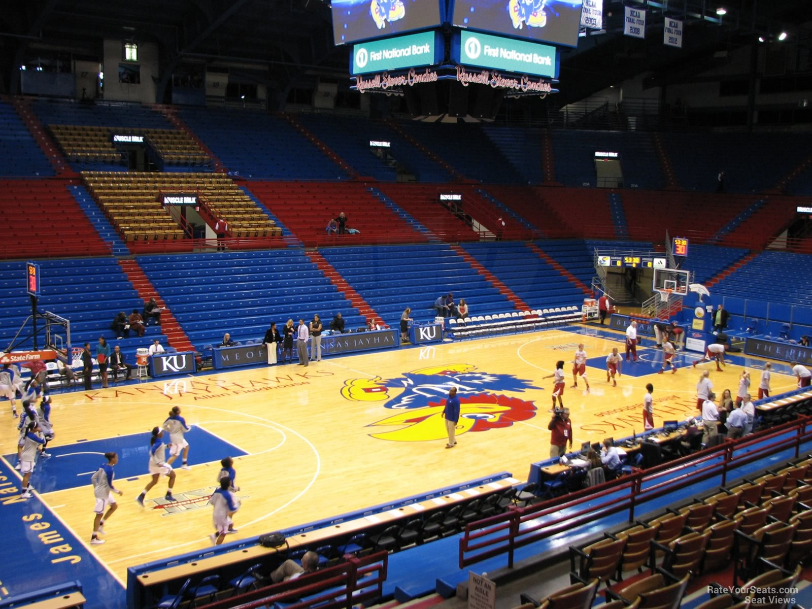 Allen Fieldhouse Seating Section 2